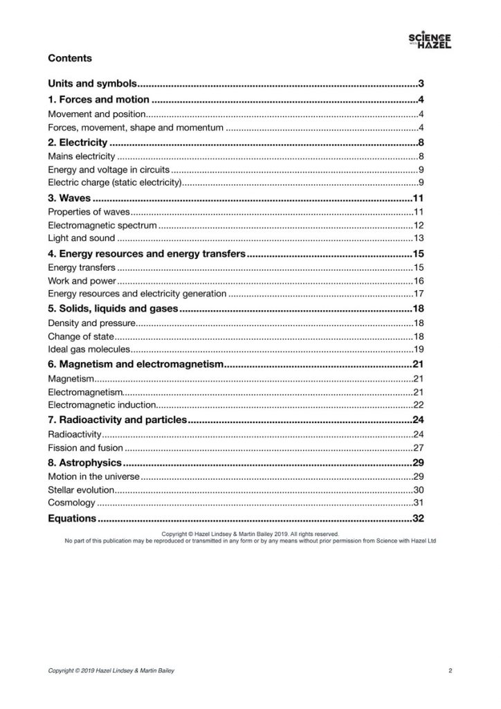 The Perfect Answer Revision Guide Edexcel Igcse Physics 9 1 Triple